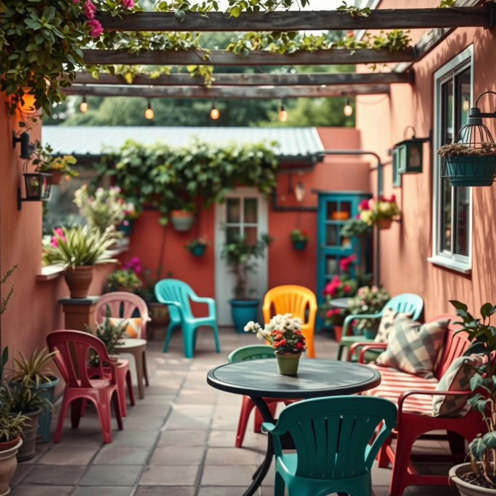 15 Vibrant Ideas to Transform Your Outdoor Patio into a Colorful Oasis ...