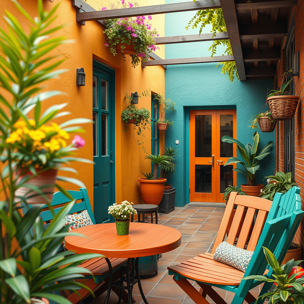 15 Vibrant Ideas to Transform Your Outdoor Patio into a Colorful Oasis ...