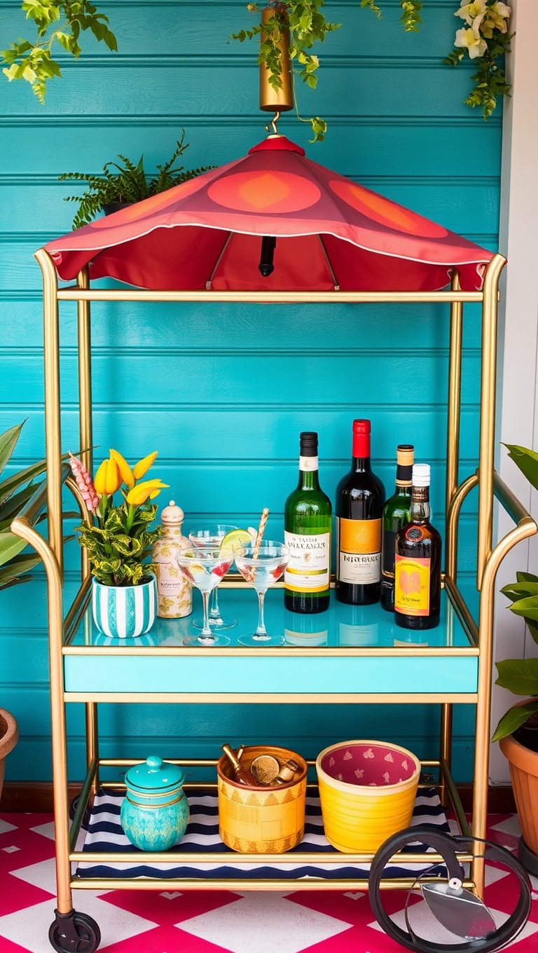 20 Creative Patio Bar Cart Ideas to Elevate Your Outdoor Space – yaamb.com